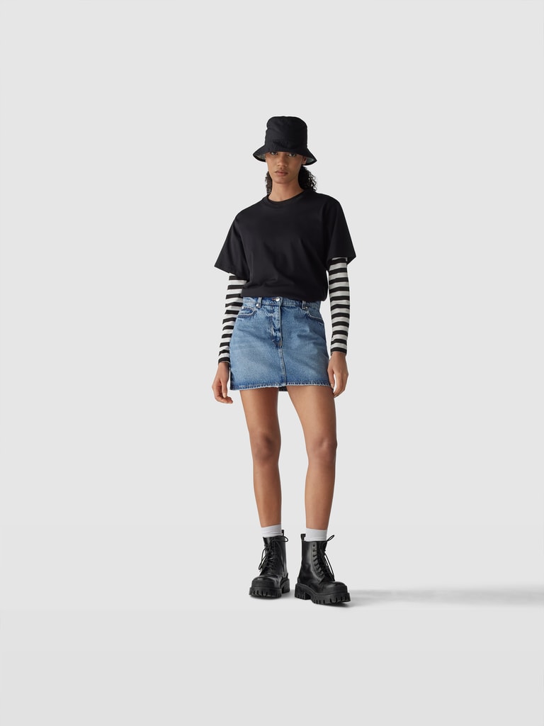 MSGM Jeansrock in Minilänge (jeansblau) online kaufen