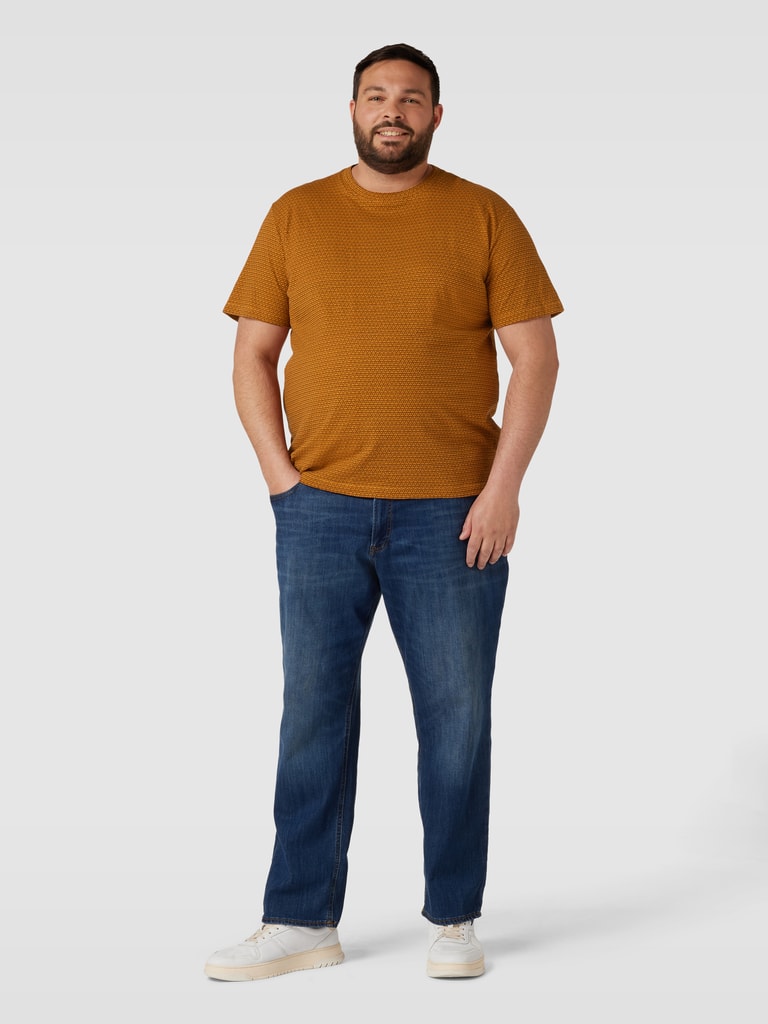 Kup online S.Oliver Plus T-shirt PLUS SIZE ze wzorem na całej ...