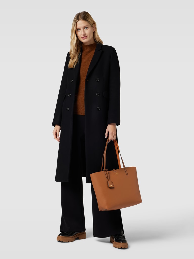 Lauren Ralph Lauren Tote bag met labelapplicatie in cognac online kopen ...