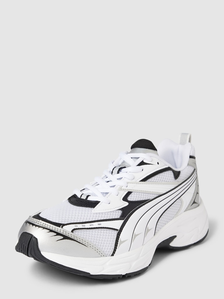 PUMA Sneaker mit Label-Detail Modell 'Morphic Base' (metallic black ...