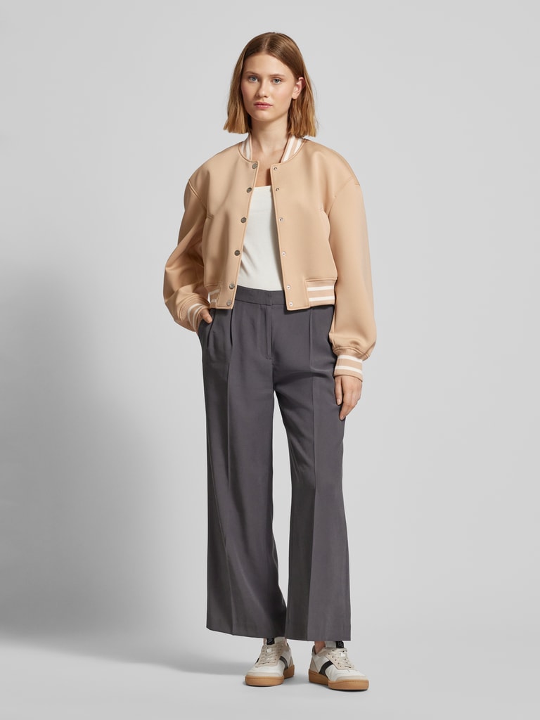 HUGO Bomberjacke mit Druckknopfleiste Modell 'ARITA' (beige) online kaufen