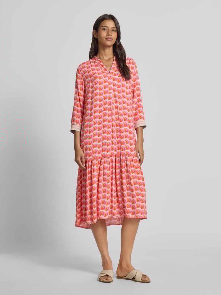 Betty Barclay Midikleid mit Tunikakragen (rot) online kaufen