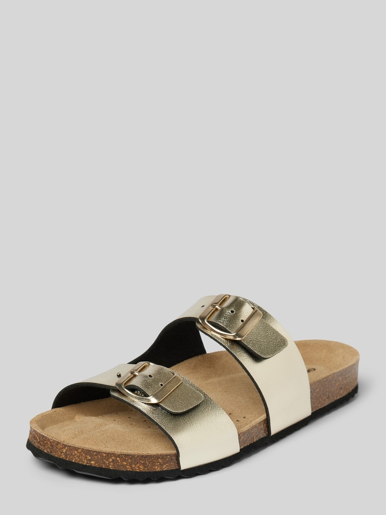 Geox Slides mit Dornschließen Modell 'BRIONIA' (gold) online kaufen