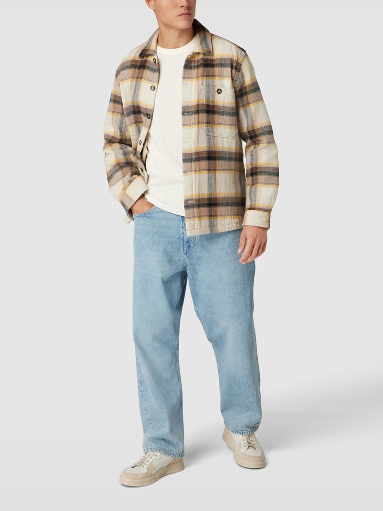 MCNEAL Shirt met lange mouwen en wafelstructuur, model 'LOYDIE' in ...