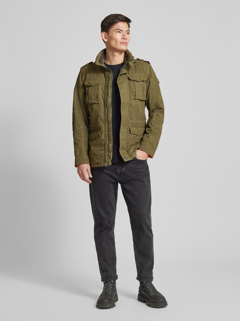 Wellensteyn Regular Fit Funktionsjacke im Military-Look Modell 'COLONEL' (oliv melange) online ...