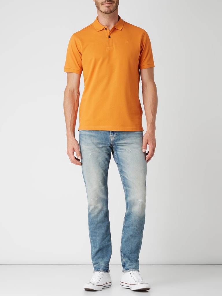 Lerros Poloshirt aus Piqué (381 rot) online kaufen