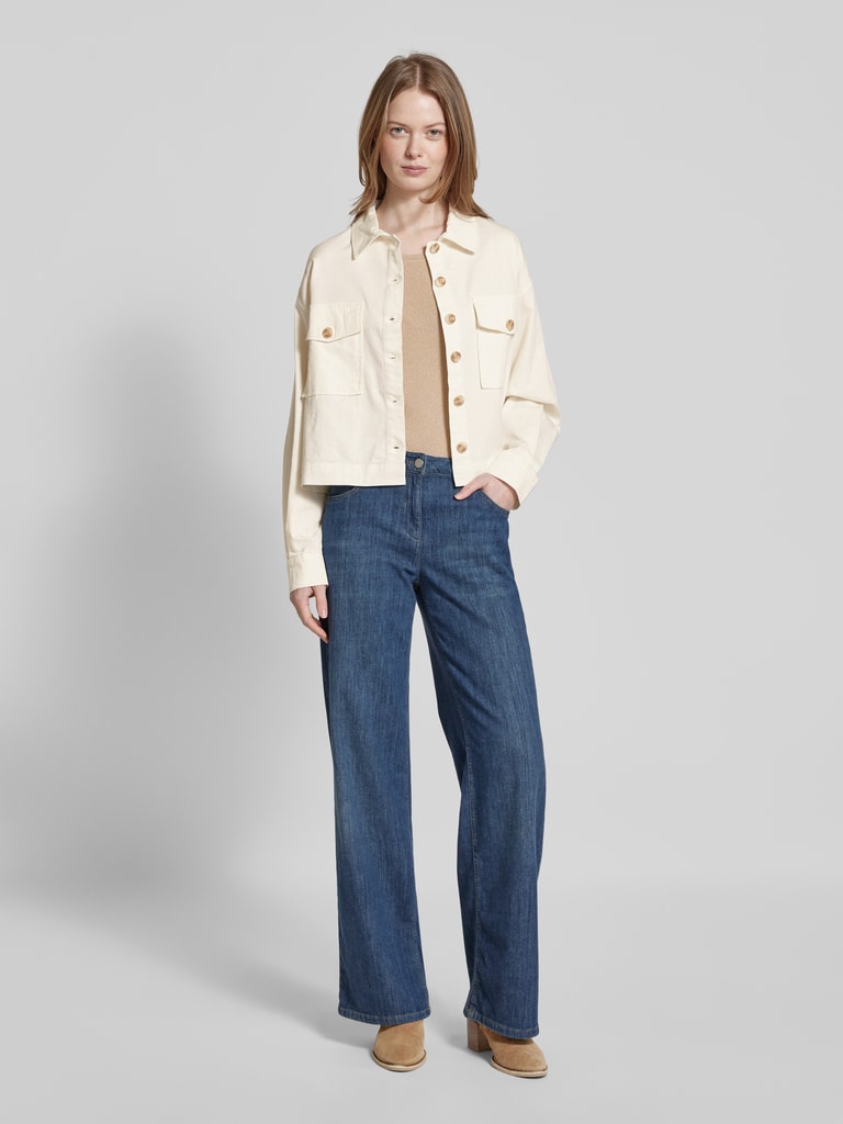 Apricot Blazer met paspelzakken op de borst in offwhite online kopen | P&C