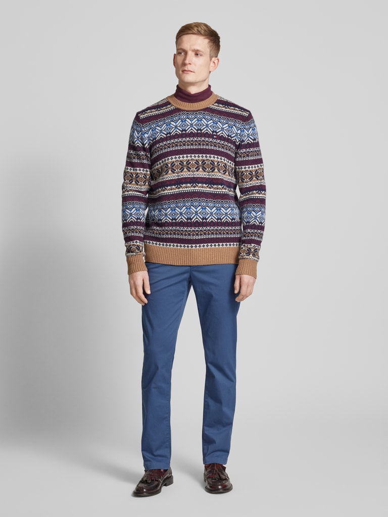 Tommy Hilfiger Straight Leg Chino mit Strukturmuster Modell 'DENTON ...