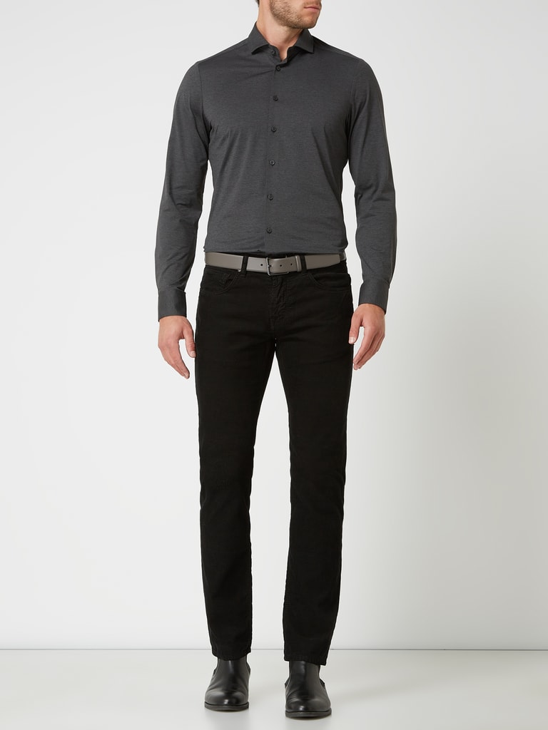Pure Slim Fit Business-Hemd aus Jersey mit hohem Stretch-Anteil - 'The ...