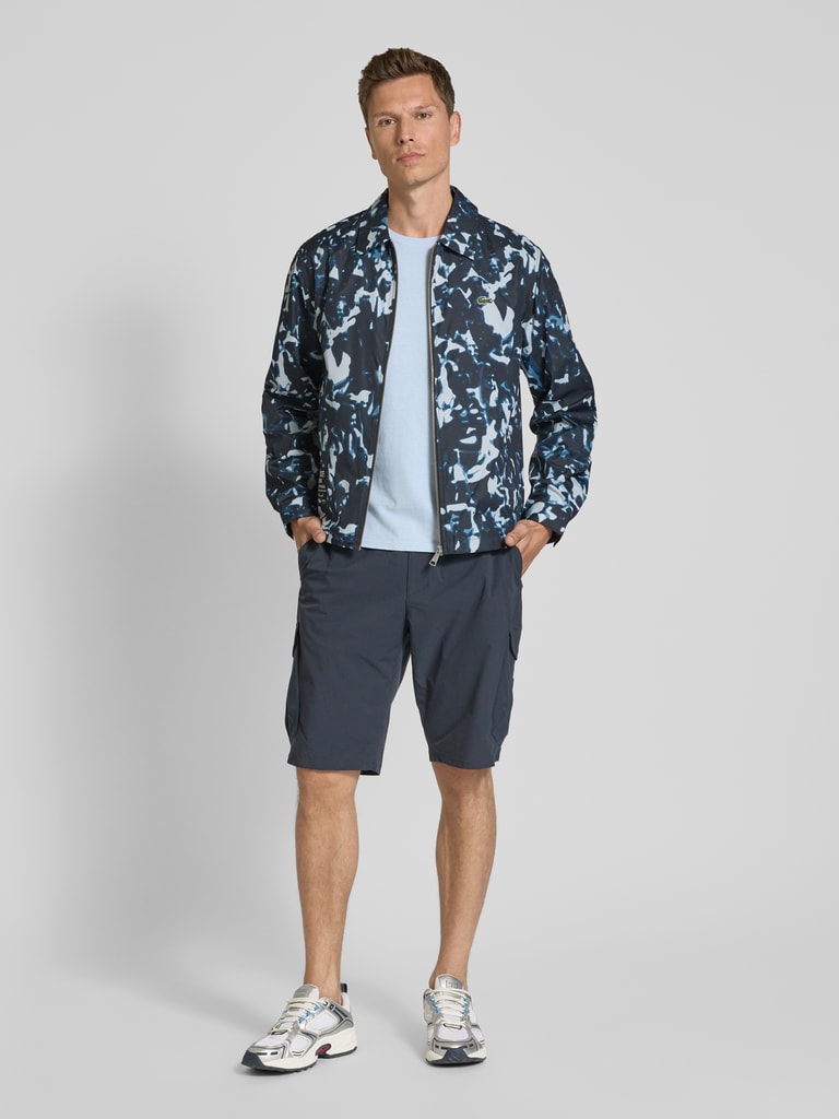 Lacoste Jacke mit Logo-Badge (dunkelblau) online kaufen