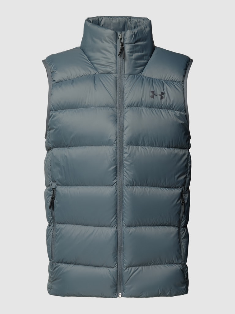 Under Armour Bodywarmer met logodetail in antraciet online kopen | P&C