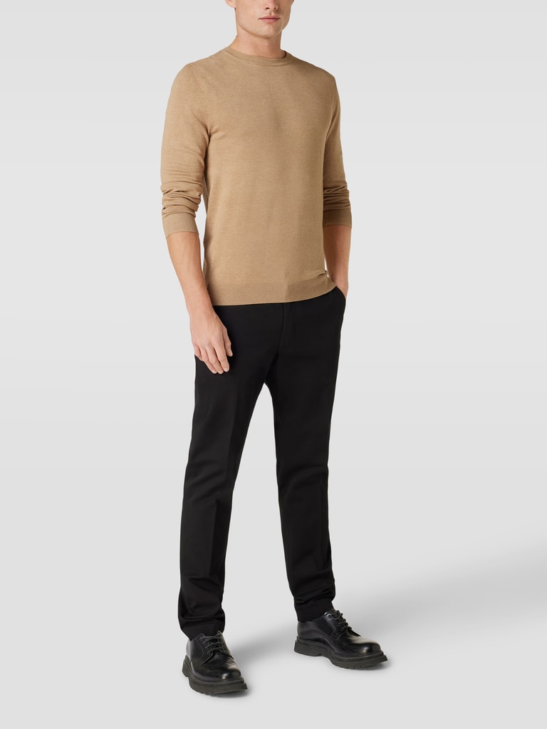 JOOP! Collection Broek met labelpatch in zwart online kopen | P&C