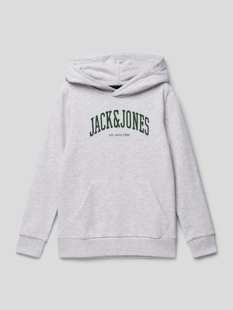 Jack & Jones Hoodie in melierter Optik Modell 'EJOSH' (ecru melange ...