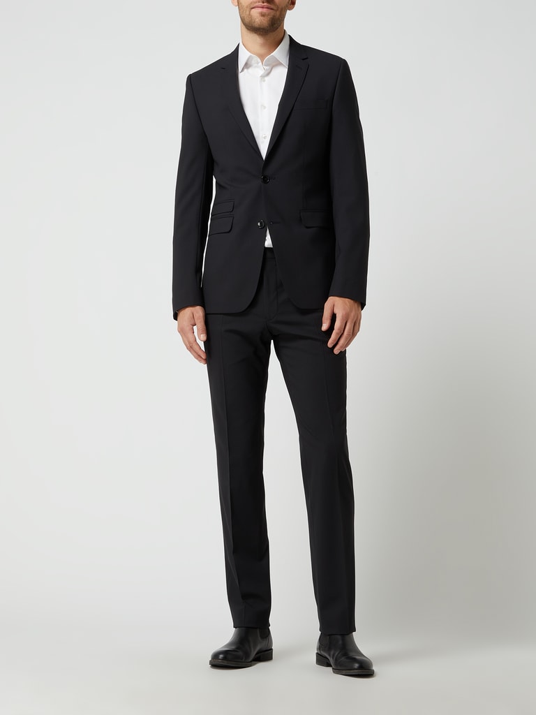 DIGEL 2-knoops colbert met stretch, model 'Nick' in zwart online kopen ...