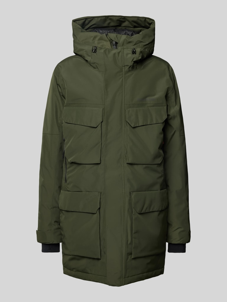 Didriksons Parka met klepzakken, model 'ADAM' in olijfgroen online ...