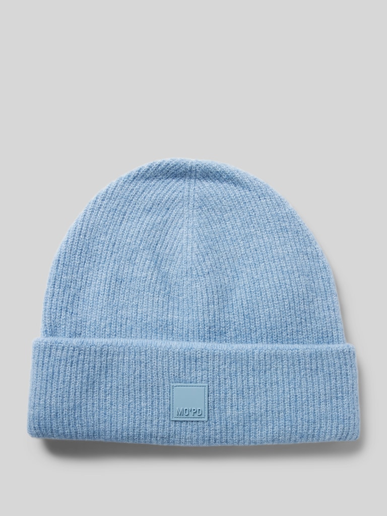 Marc O'Polo Denim Beanie mit Label-Detail (bleu) online kaufen