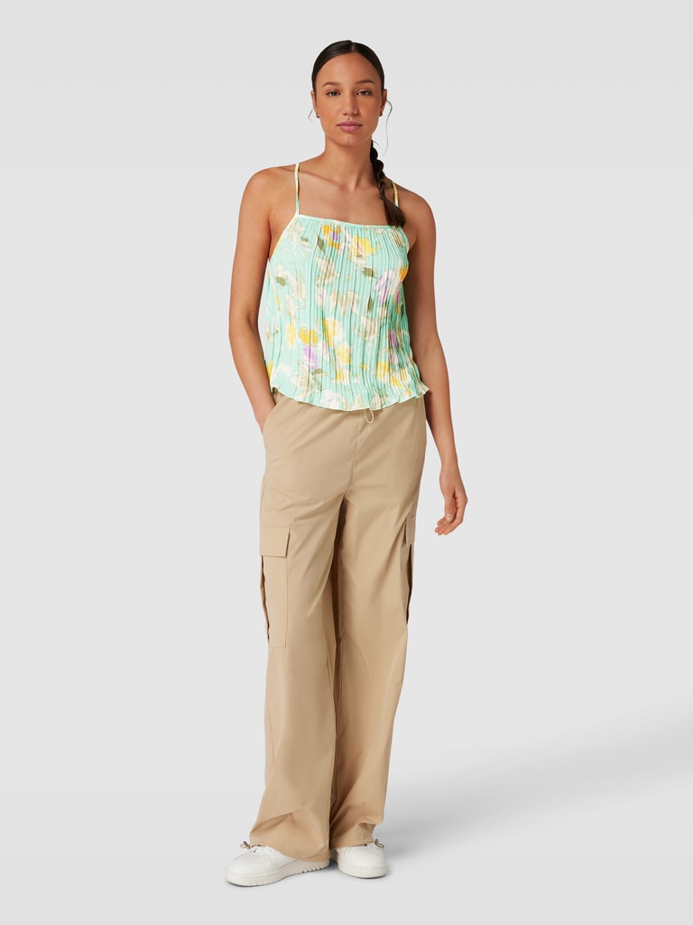 Kup online Only Top na ramiączkach z plisami model ‘ALLIE LIFE’ (miętowy)