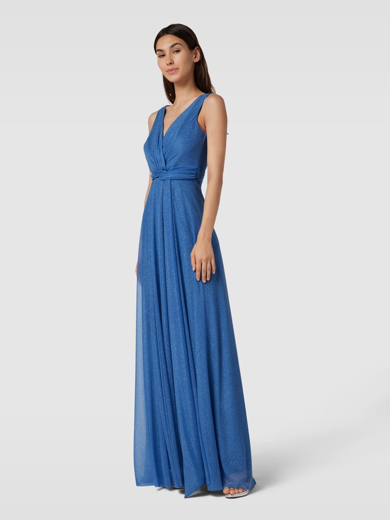 TROYDEN COLLECTION Abendkleid mit Bindegürtel (hellblau) online kaufen