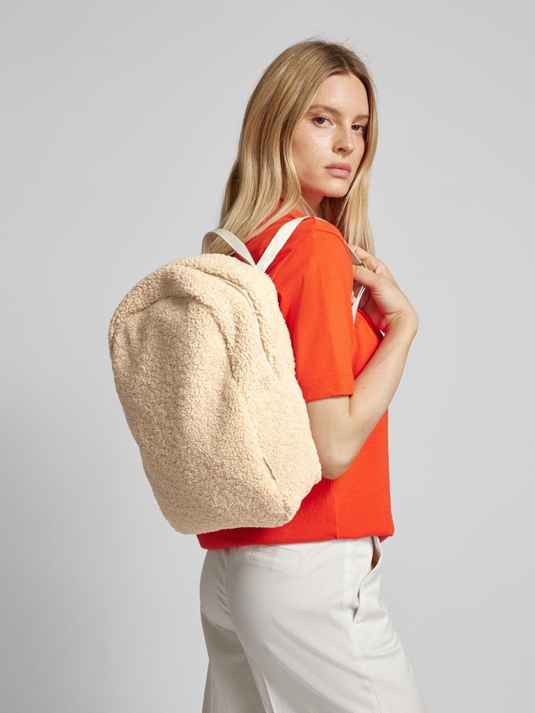 STUDIO NOOS Rugzak met labeldetail, model 'Ecru' in ecru online kopen | P&C