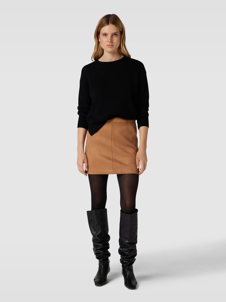 Vero Moda Minirock in Leder-Optik Modell 'DONNA DINA FAUX' (cognac ...