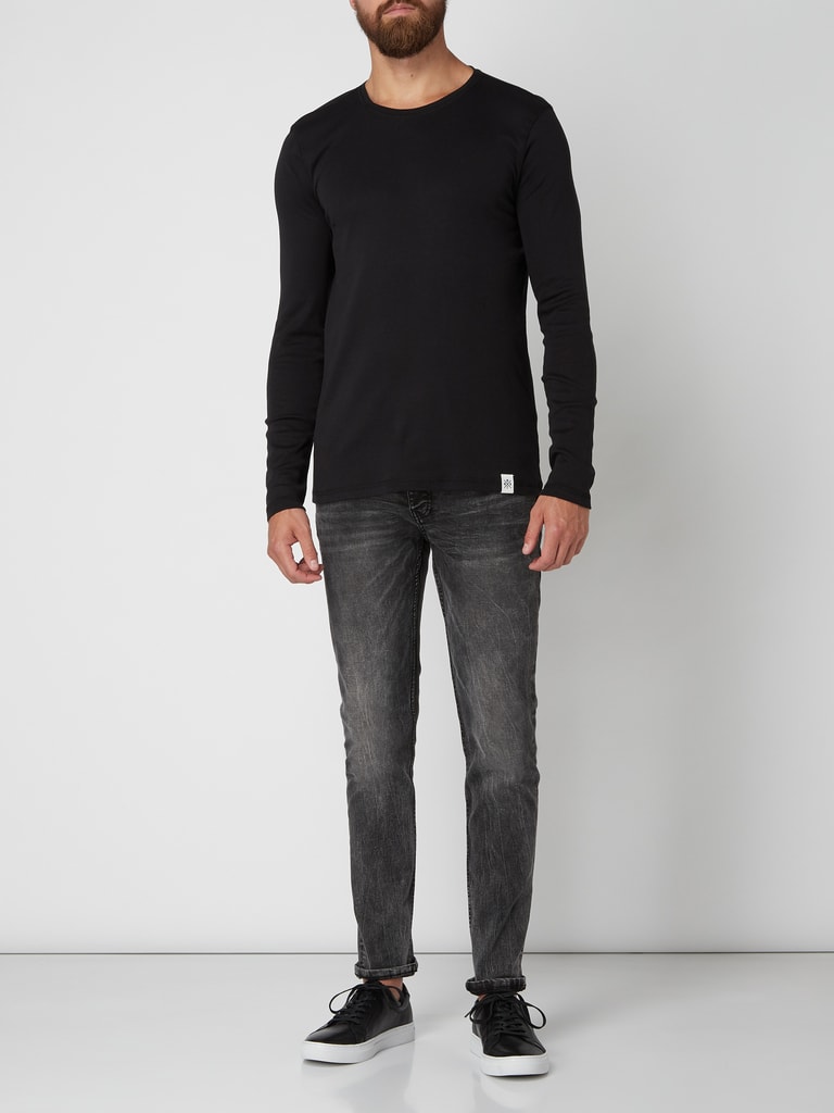 MCNEAL Longsleeve mit Label-Aufnäher (black) online kaufen