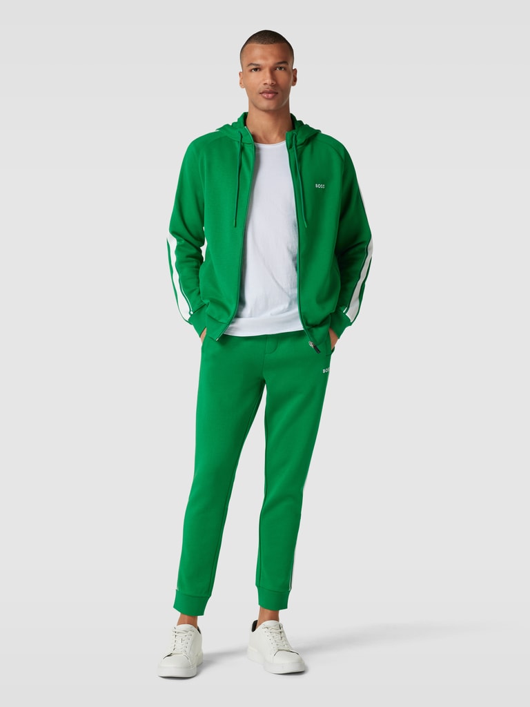 BOSS Green Trainingsanzug mit Label-Stitching (hellgruen) online kaufen