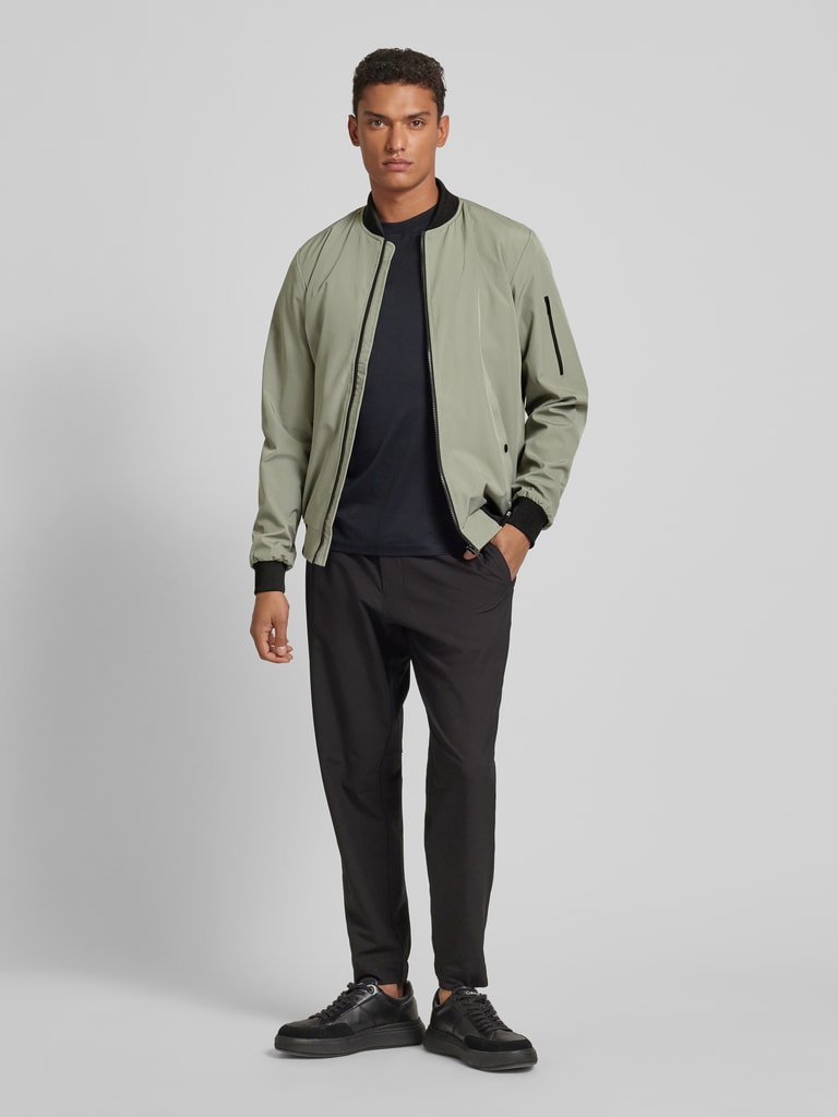 CARS JEANS Blouson in effen design, model 'Baryn' in olijfgroen online ...