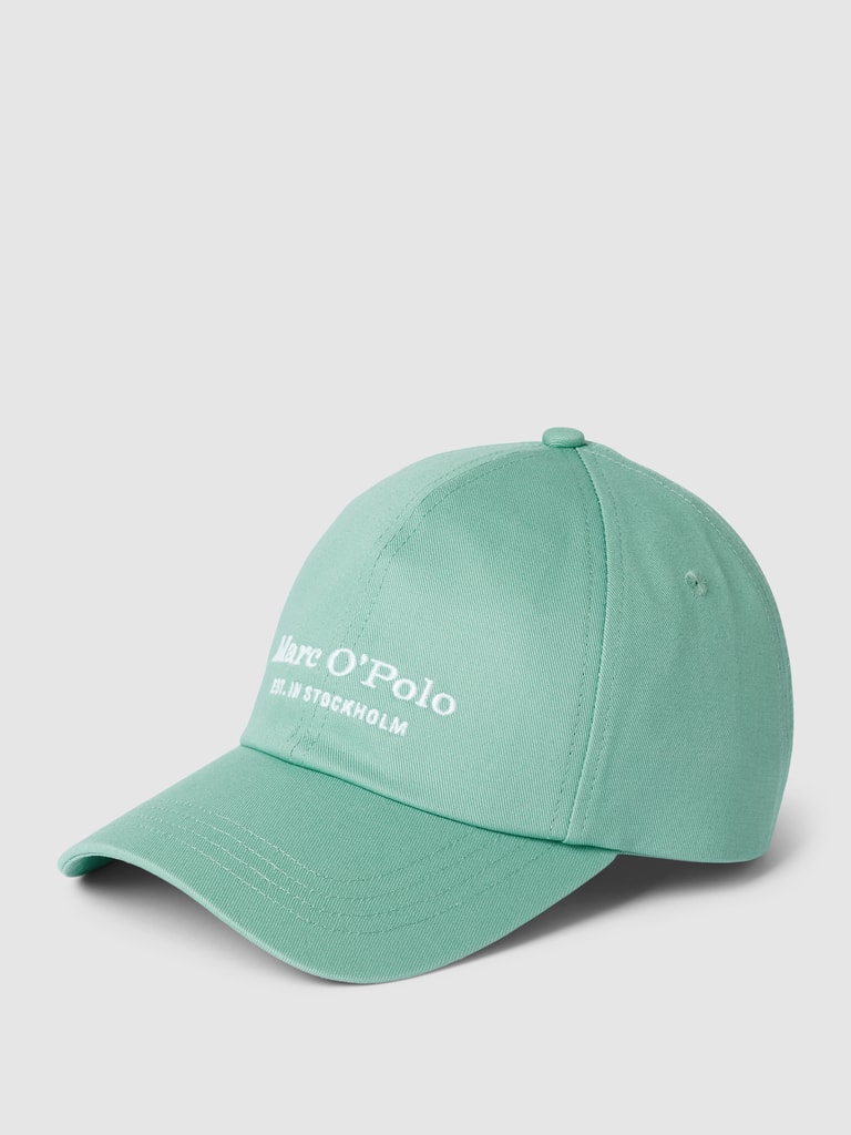 Marc O'Polo Basecap mit Label-Stitching (aqua) online kaufen