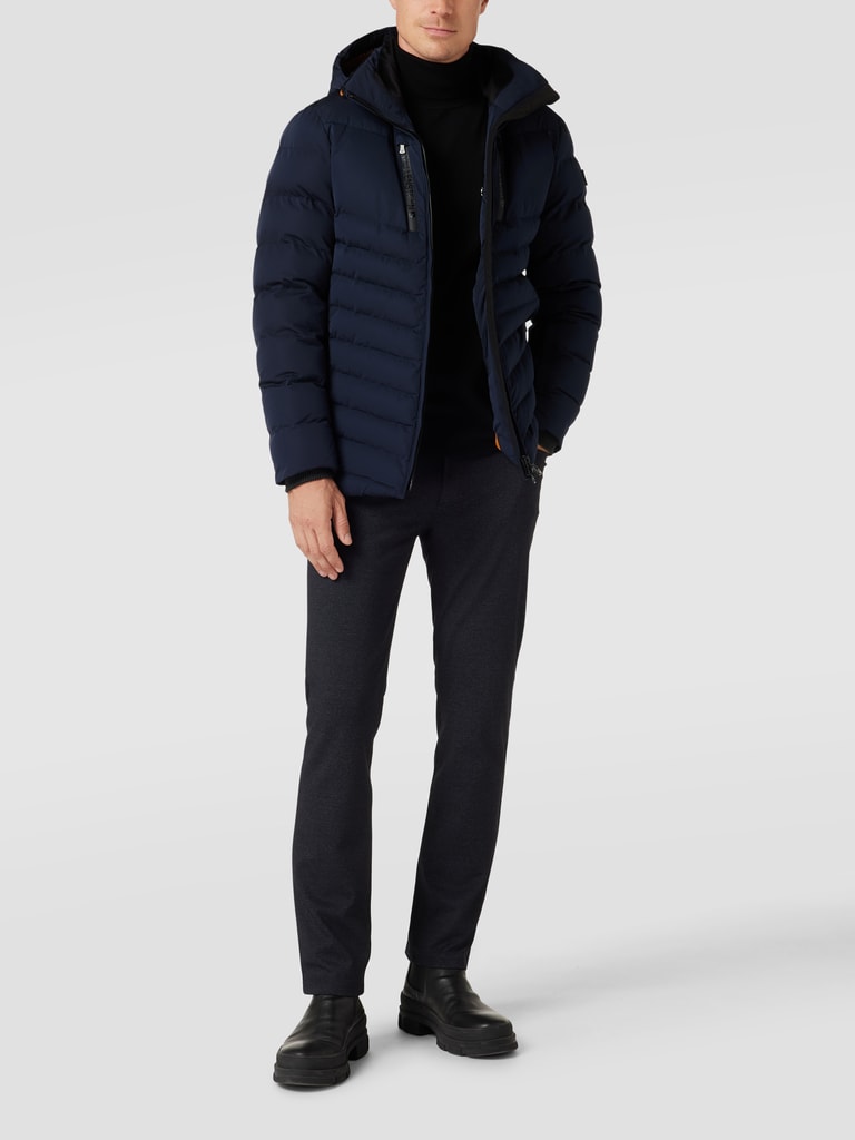Wellensteyn Gewatteerd jack met labeldetails, model 'CARM NEU' in marineblauw online kopen | P&C