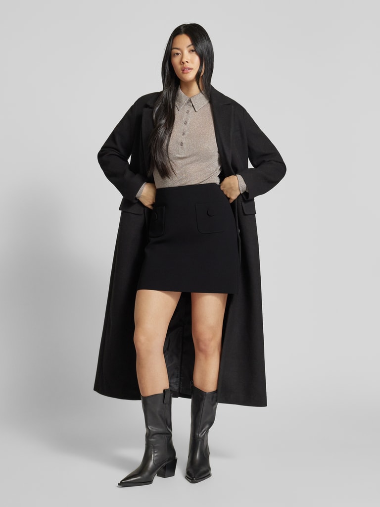 Max Mara Studio Minikleid mit Eingrifftaschen Modell 'PAGINE' (black ...