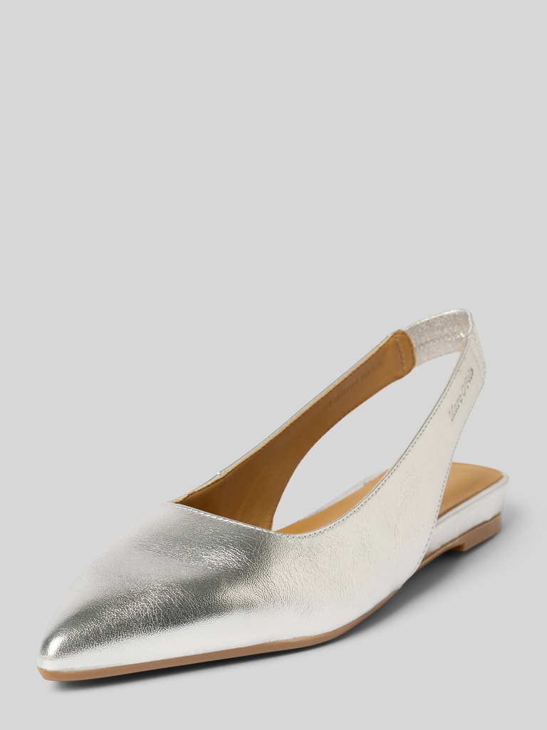 Marc O'Polo Slingbacks aus edlem Rindsleder (silber) online kaufen