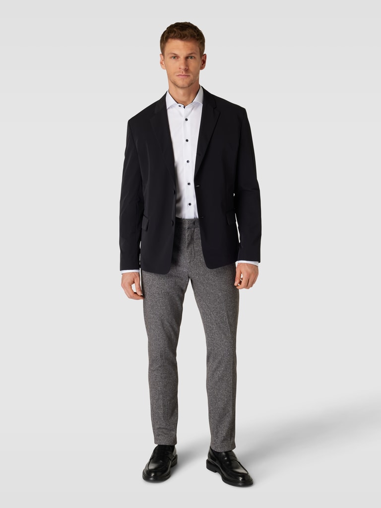 Pierre Cardin Stoffhose mit Bügelfalten Modell 'Ray' (mittelgrau ...