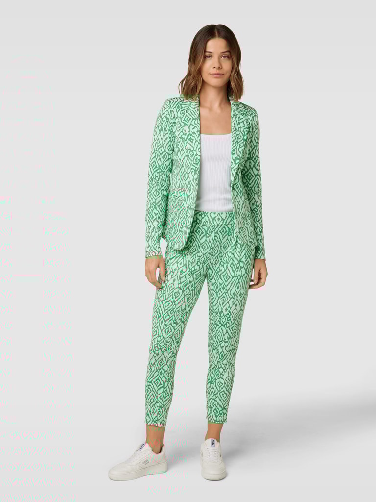 ICHI Blazer mit Viskose-Anteil und Reverskragen Modell 'Kate' (gruen) online kaufen