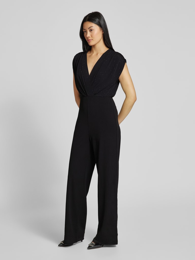 Zero Jumpsuit in Wickel-Optik (black) online kaufen