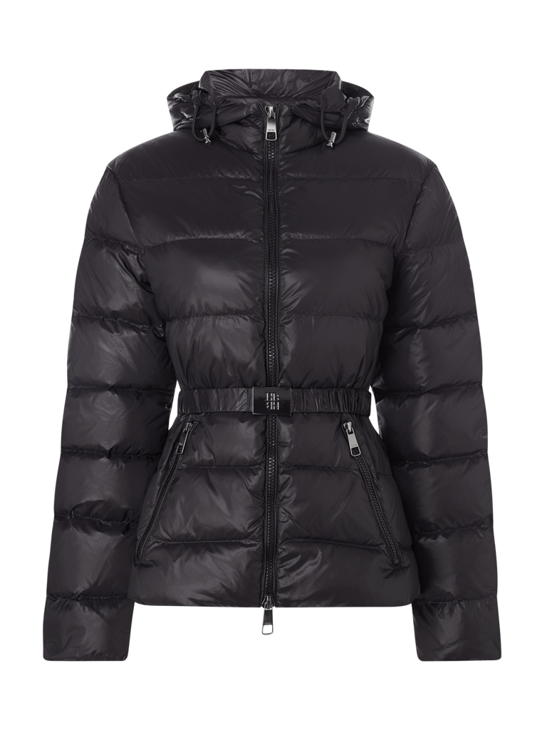 BOSS Donsjack met capuchon, model 'Piparata' - waterafstotend in zwart ...