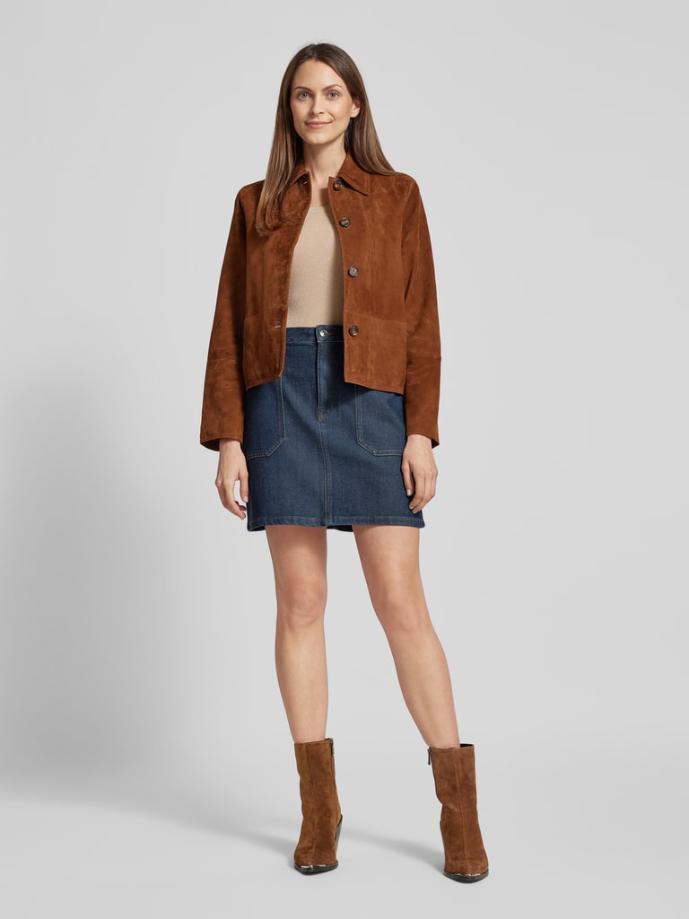 Tom Tailor Denim Regular fit jeansrok in een lyocellmix met ...