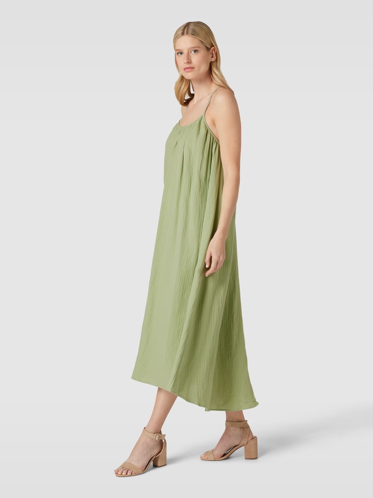 Vero Moda Knielanges Kleid mit Spaghettiträgern Modell 'NATALI' (lind ...