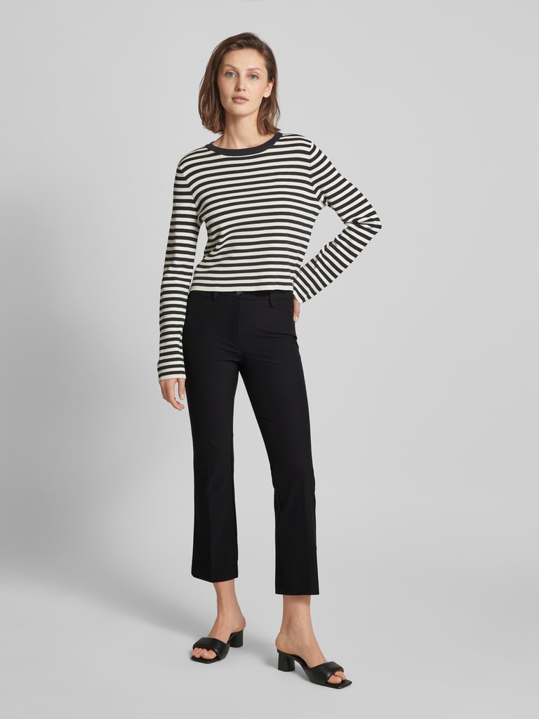 MAC Regular Fit Stoffhose mit Gürtelschlaufen Modell 'AIDA KICK' (black) online kaufen