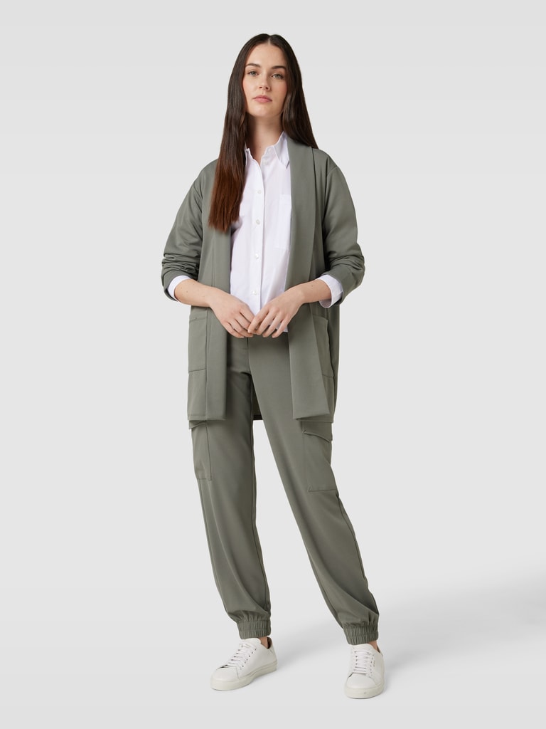 Soyaconcept Blazer met sjaalkraag, model 'Siham' in rietgroen online ...