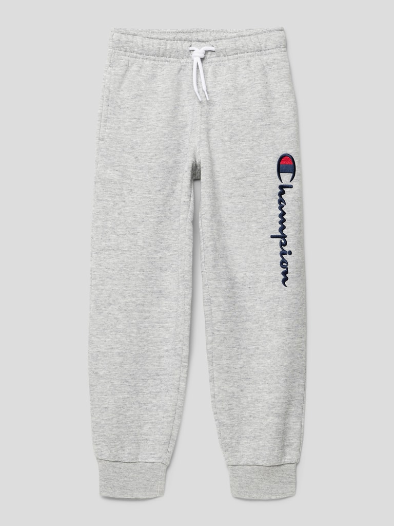 CHAMPION Sweatpants mit Label-Stitching (mittelgrau melange) online kaufen