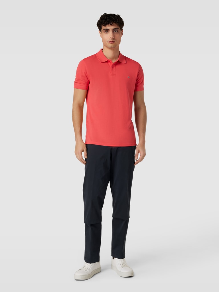 Hiltl Slim Fit Hose mit Bügelfalten Modell 'PEAKER' (marine) online kaufen