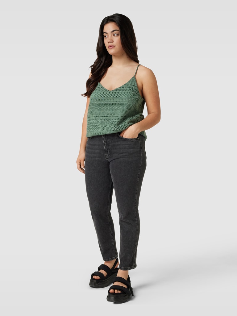 Vero Moda Curve PLUS SIZE top met gehaakt kant, model 'HONEY' in ...