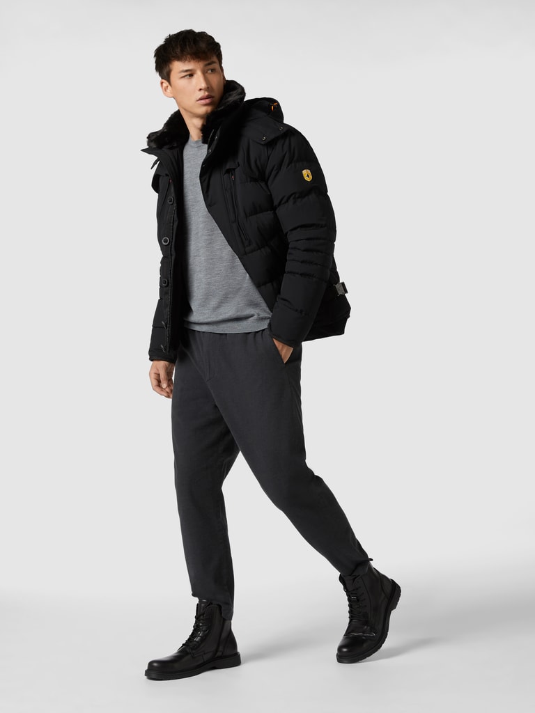 Wellensteyn Regular Fit Steppjacke mit Label-Patch Modell 'STARSTREAM' (black) online kaufen