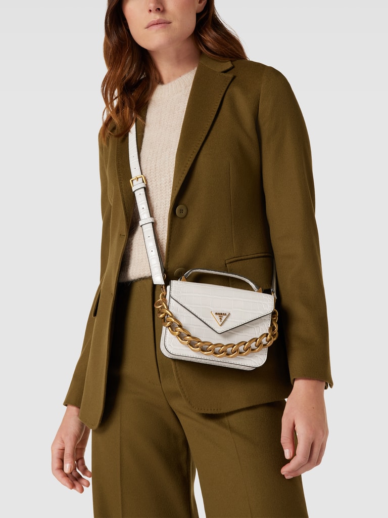 Kup online Guess Torba na ramię z imitacji skóry model ‘Retour’ (kamienny)