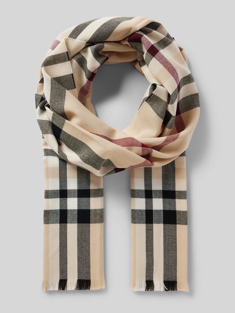 Fraas Schal mit Karomuster (beige) online kaufen