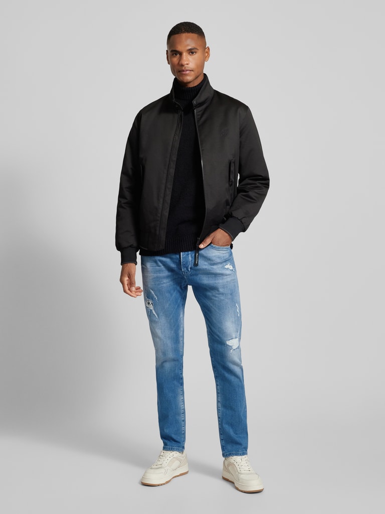 ELIAS RUMELIS Comfort Fit Mid Rise Jeans im Destroyed-Look Modell ...