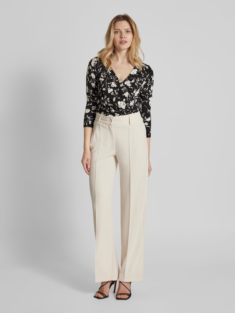Lauren Ralph Lauren T-Shirt mit V-Ausschnitt Modell 'ALAYJA' (black ...