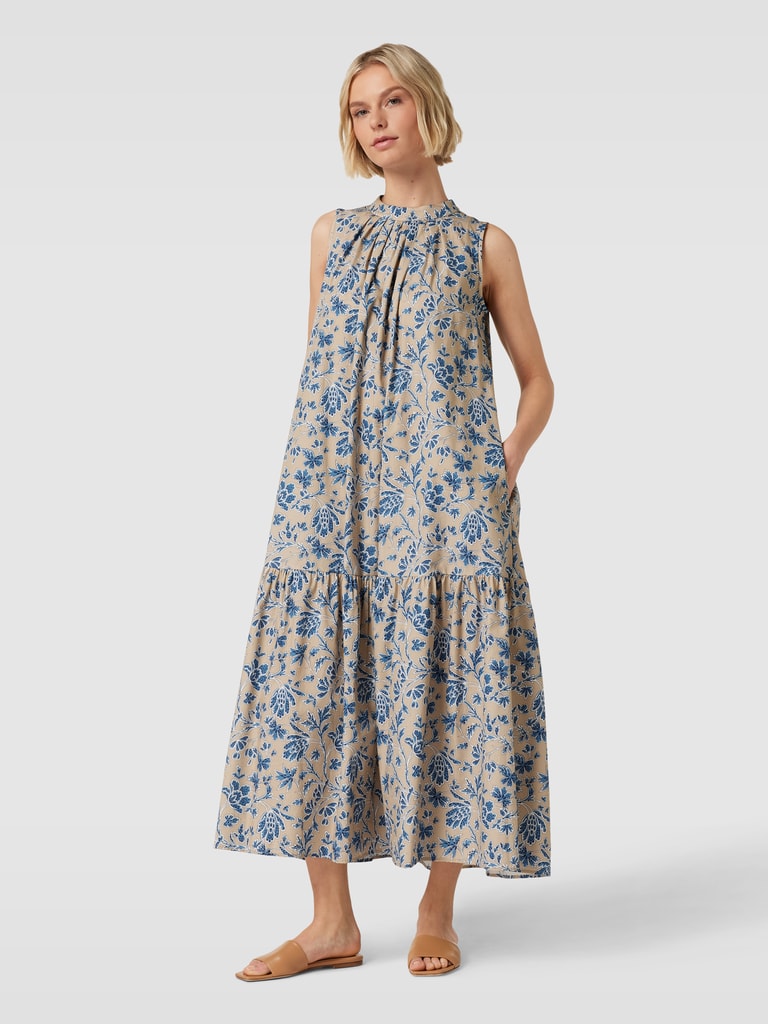 Weekend Max Mara Midikleid mit Stehkragen Modell 'VERDUN' (sand) online ...