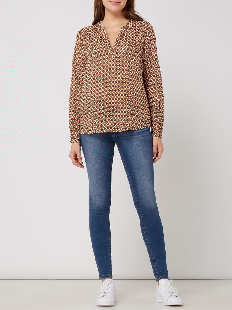 Kup online Kaffe Bluzka z kołnierzem z lamówką model ‘Sary Tilly ...