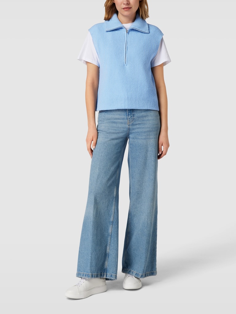 DRYKORN Pullunder mit Troyer-Kragen Modell 'LEVKE' (bleu) online kaufen